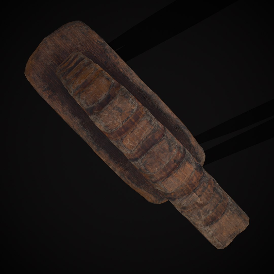 Carved Medieval Horse Toy 3D - TurboSquid 2078636