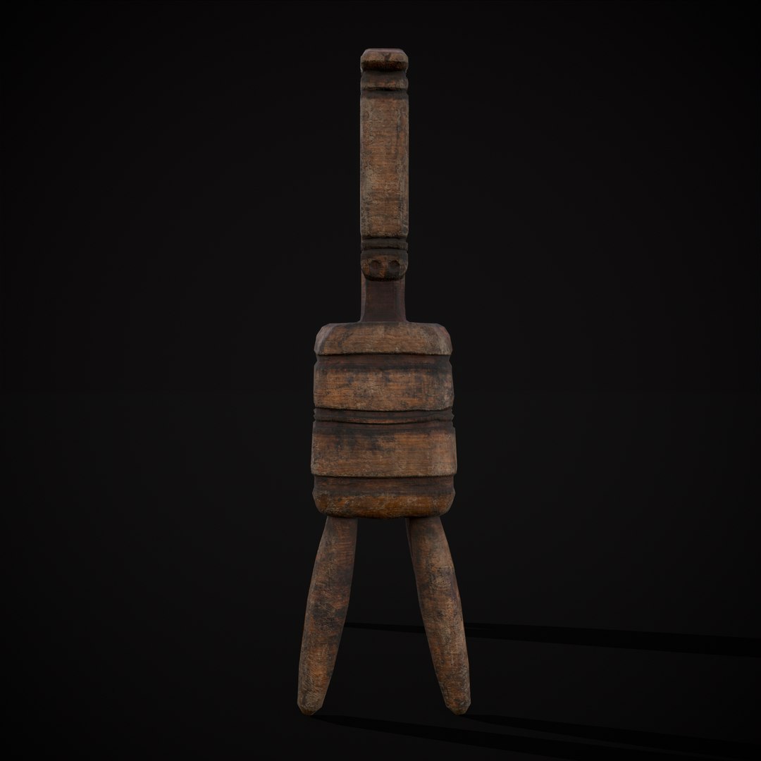 Carved Medieval Horse Toy 3D - TurboSquid 2078636