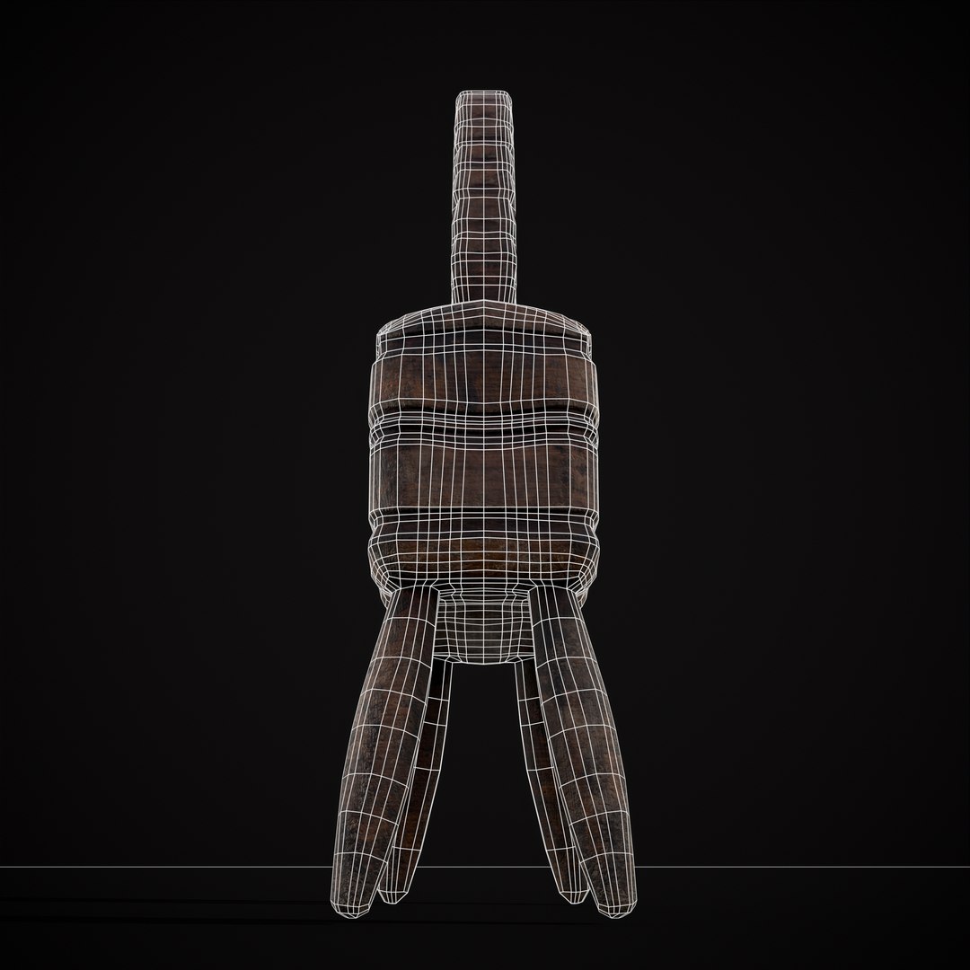 Carved Medieval Horse Toy 3D - TurboSquid 2078636