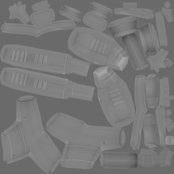 modelo 3d Sci-Fi Kriss Vector Subfusil Armamento - TurboSquid 1684307