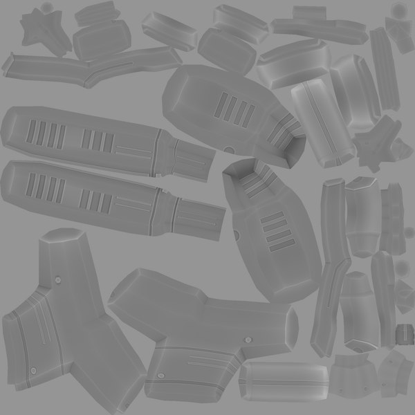 modelo 3d Sci-Fi Kriss Vector Subfusil Armamento - TurboSquid 1684307