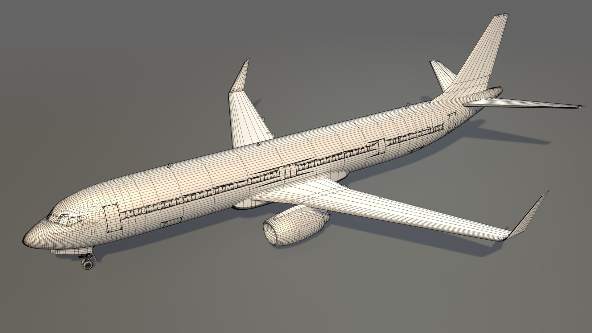3D American Airlines Airplane Generic - TurboSquid 1468800