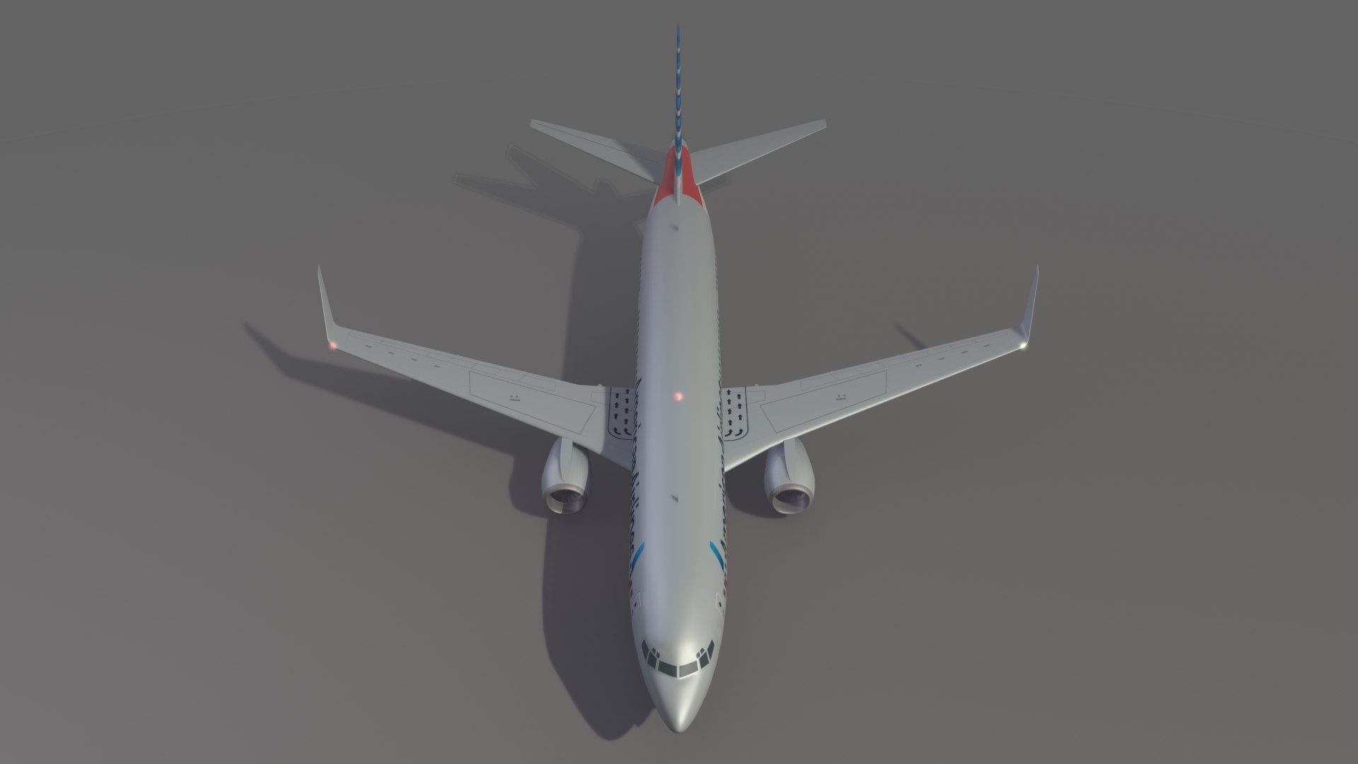 3D American Airlines Airplane Generic - TurboSquid 1468800