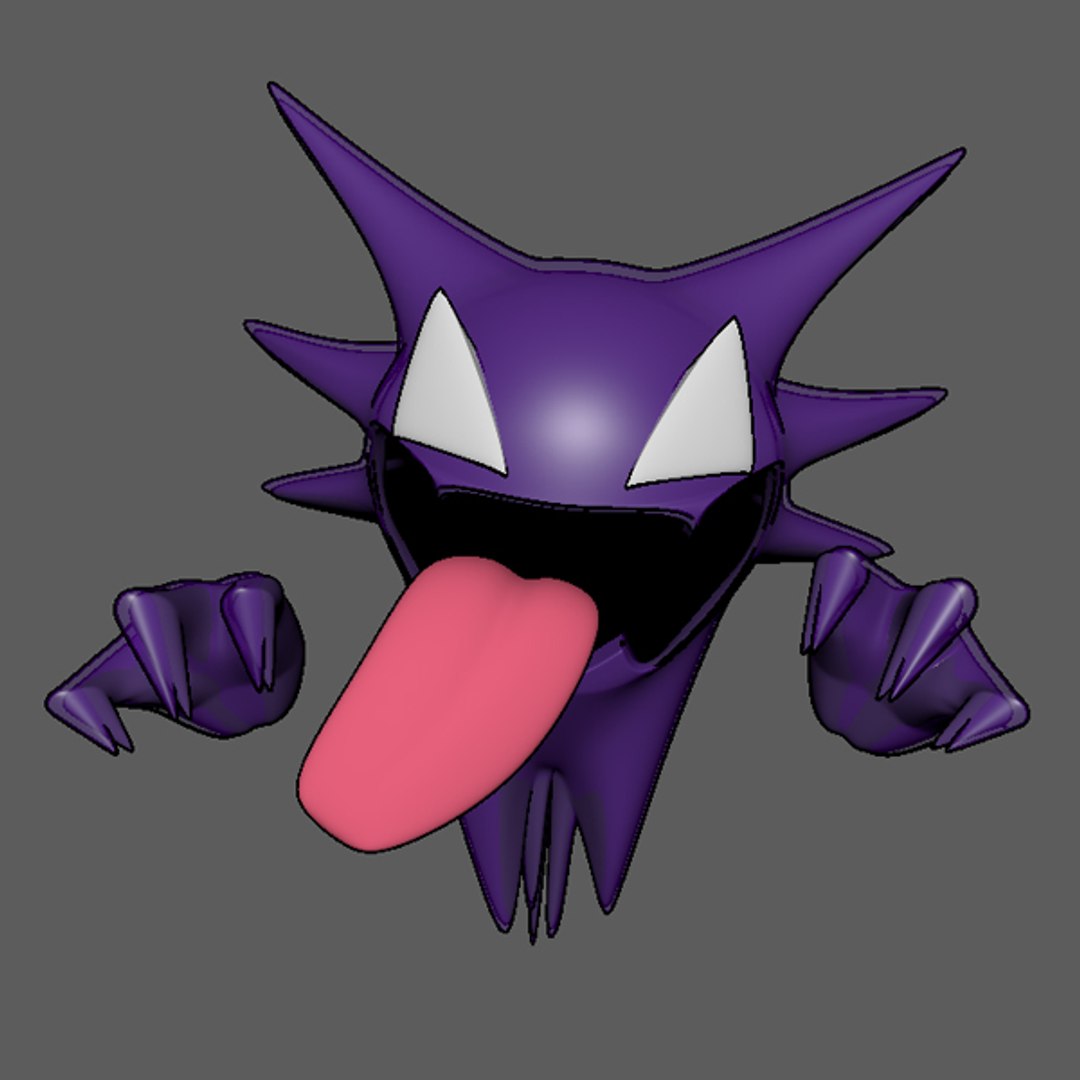 3D Pokemon Haunter - TurboSquid 1374231