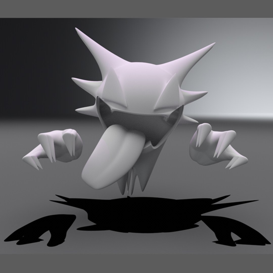 3D Pokemon Haunter - TurboSquid 1374231