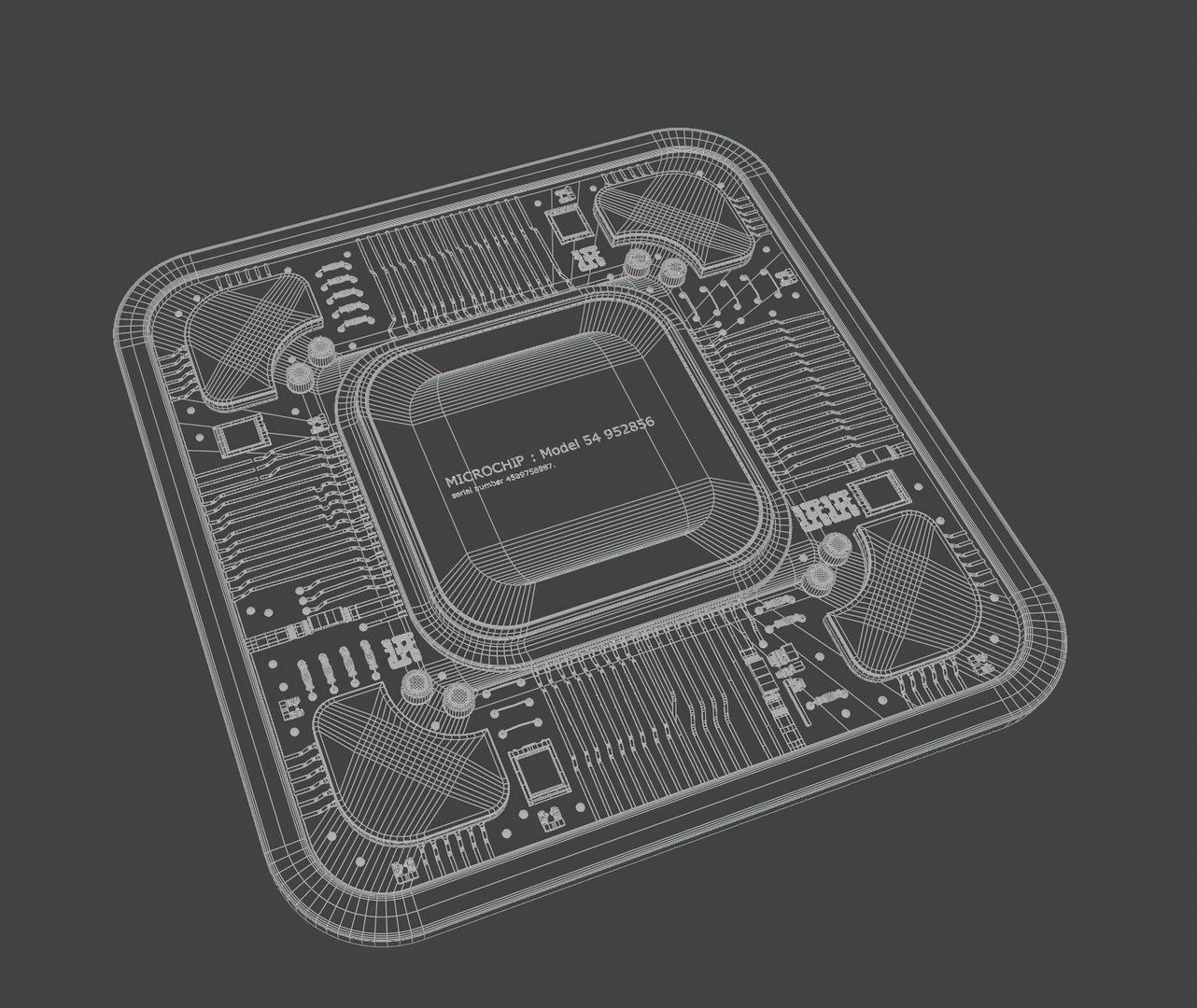 Chip 3D Model - TurboSquid 2182616