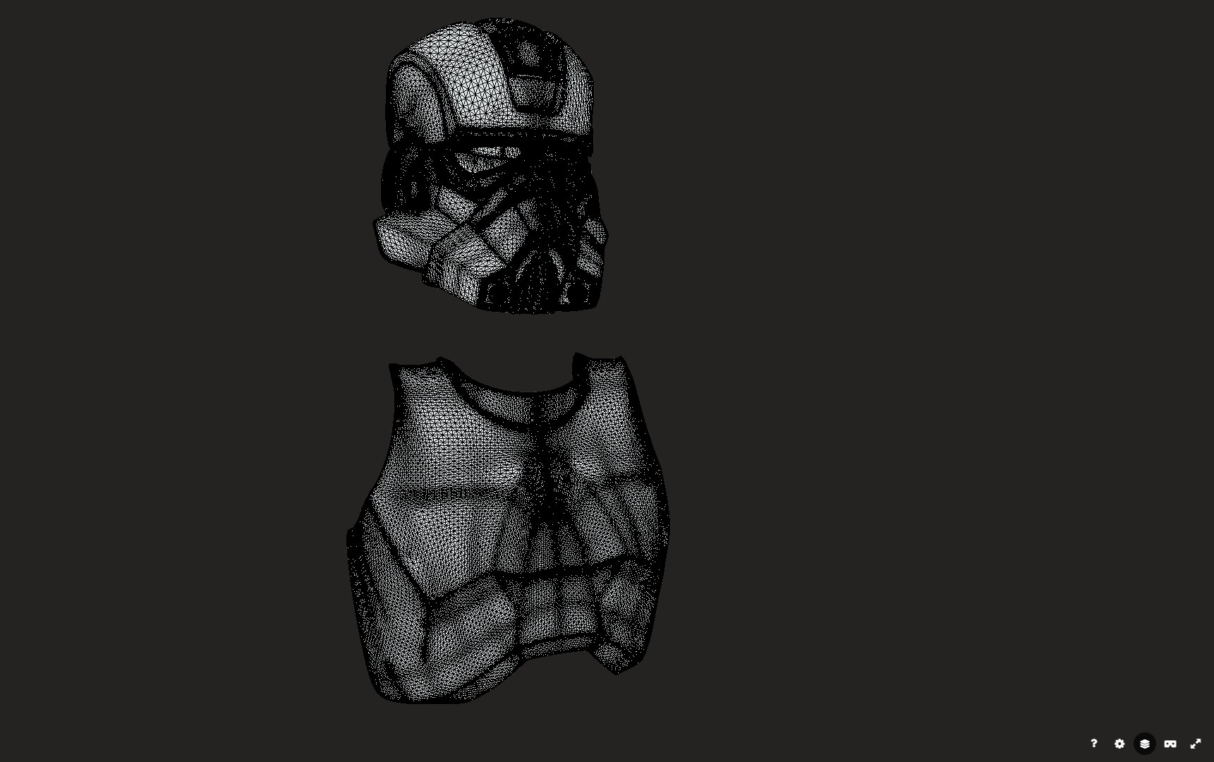 3D Model Clone Engineer Phase 2 Helmet And Body Armor 3D Print Model ...