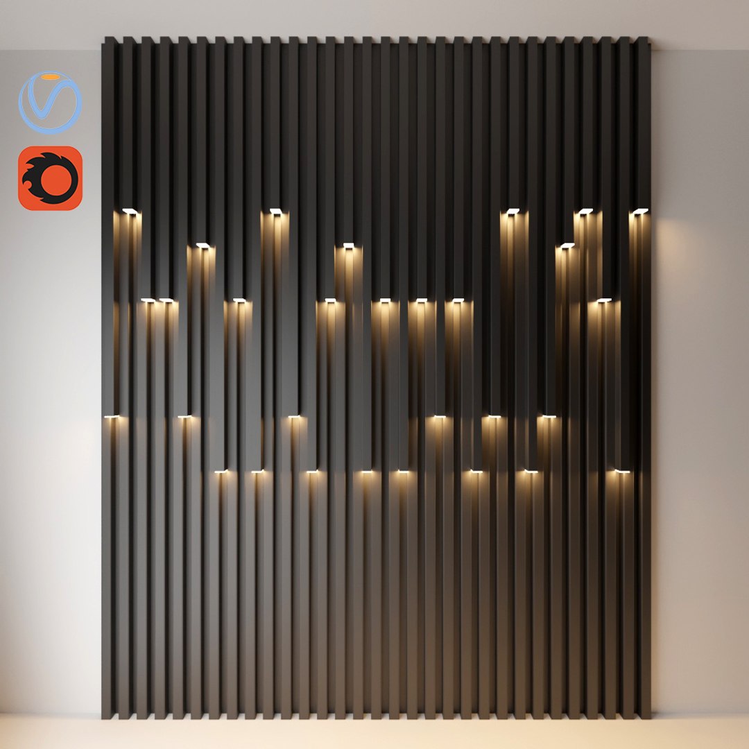 3D Wall Decorate Light Box Model - TurboSquid 1490365