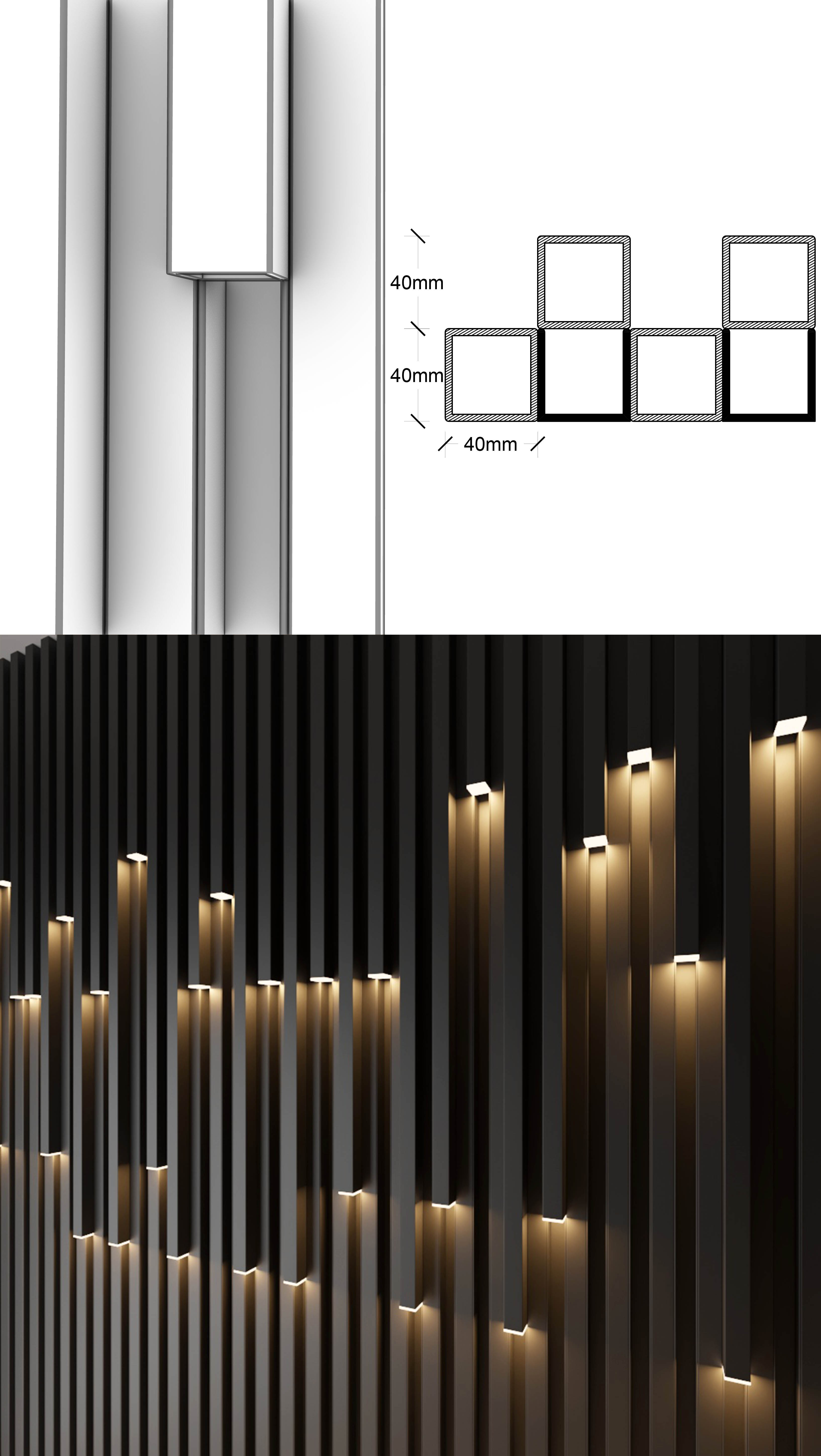 3D wall decorate light box model - TurboSquid 1490365