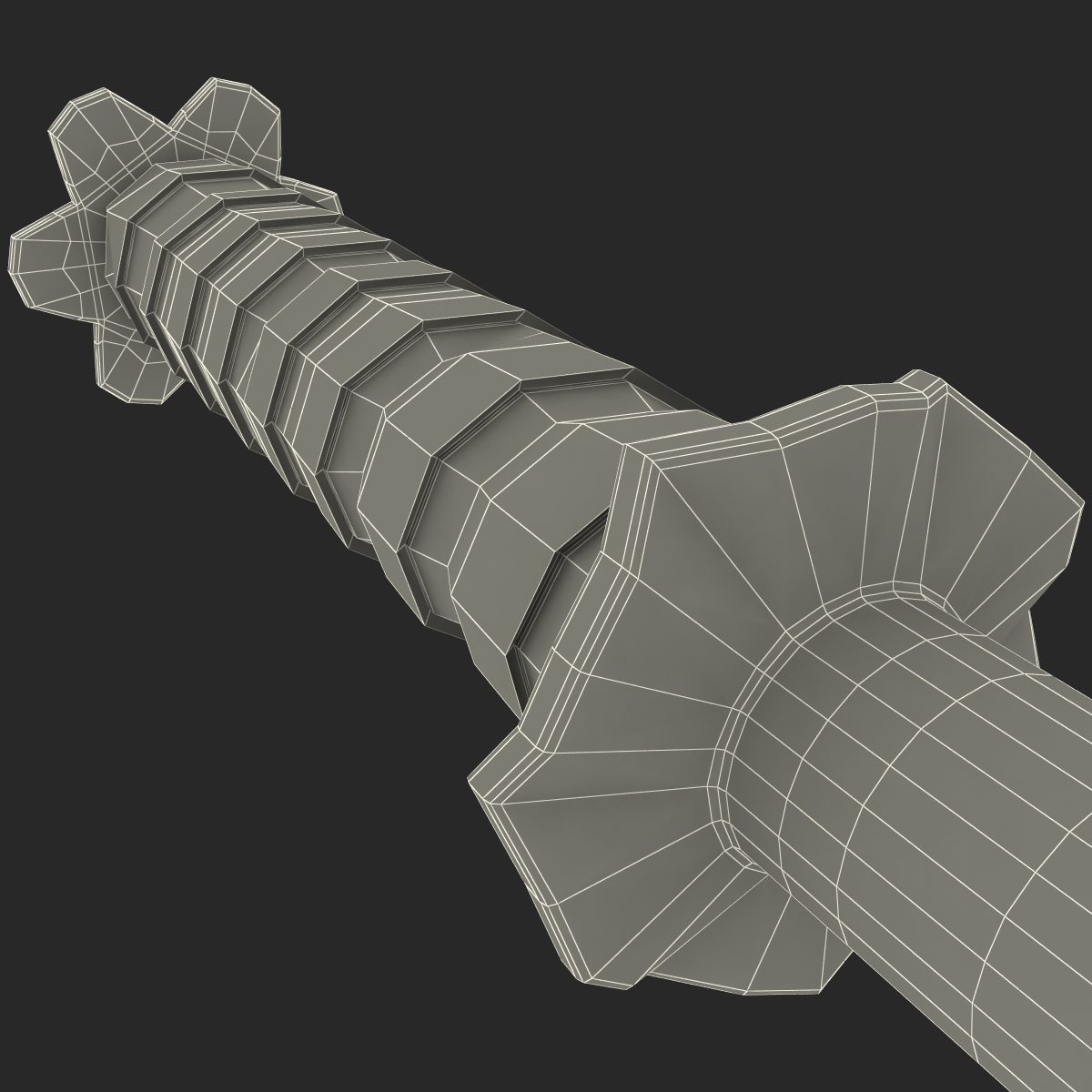 3d flanged mace