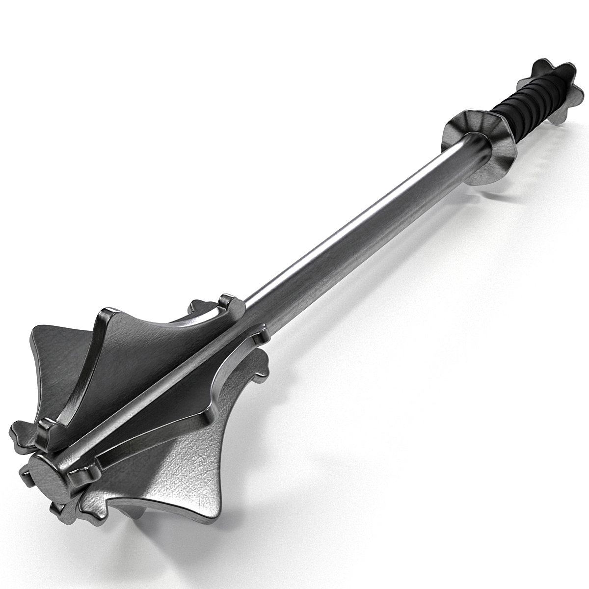 3d flanged mace