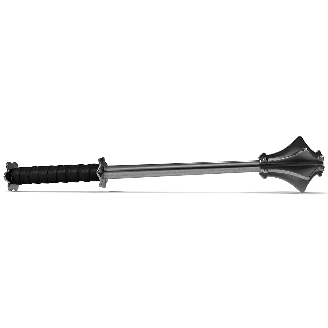 3d flanged mace