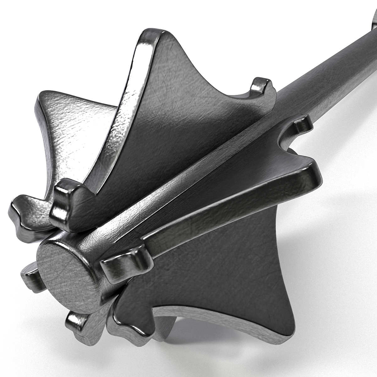 3d flanged mace
