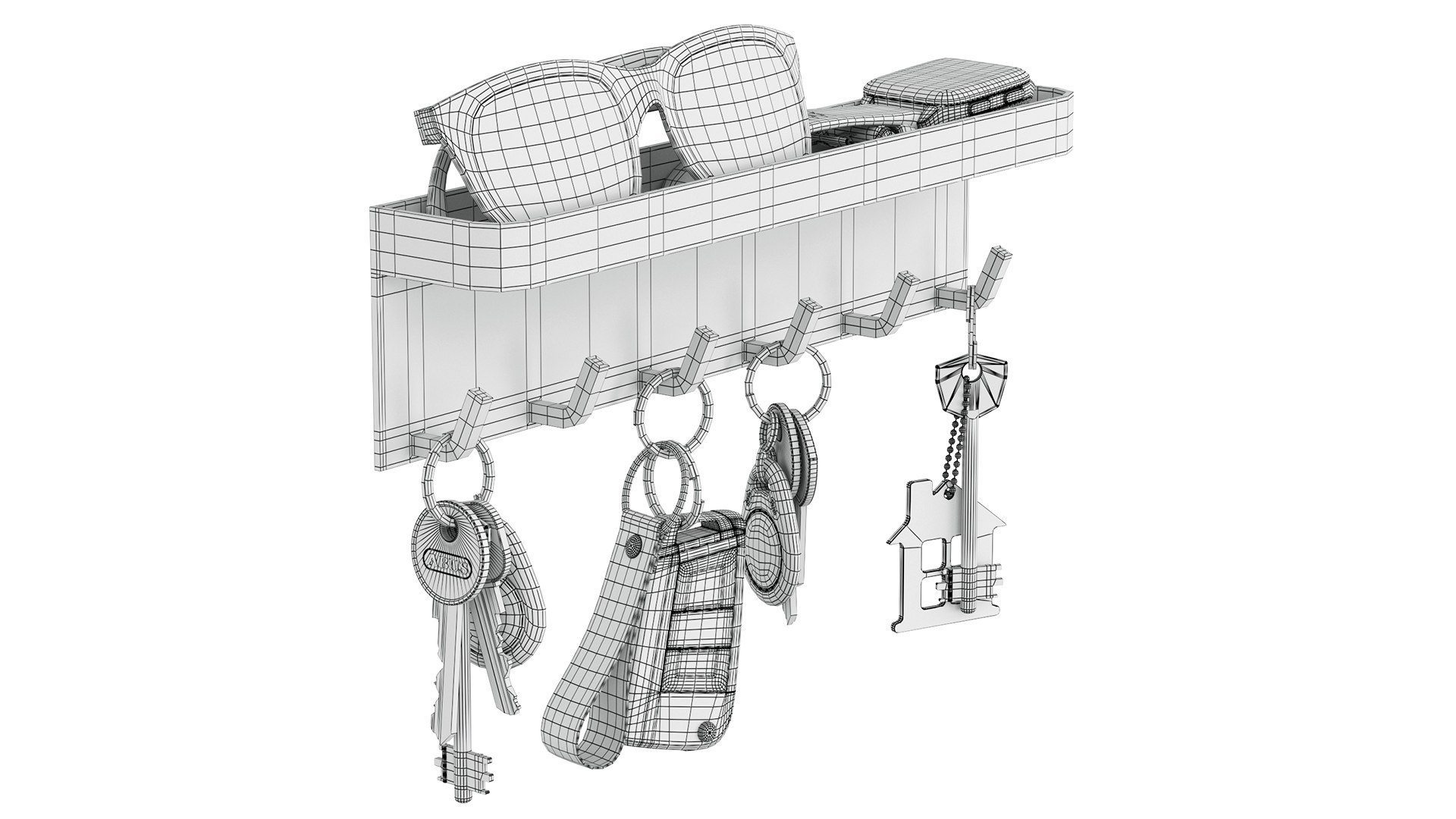 Smart Magnetic Key Rack Yamazaki 3D Model - TurboSquid 2325910