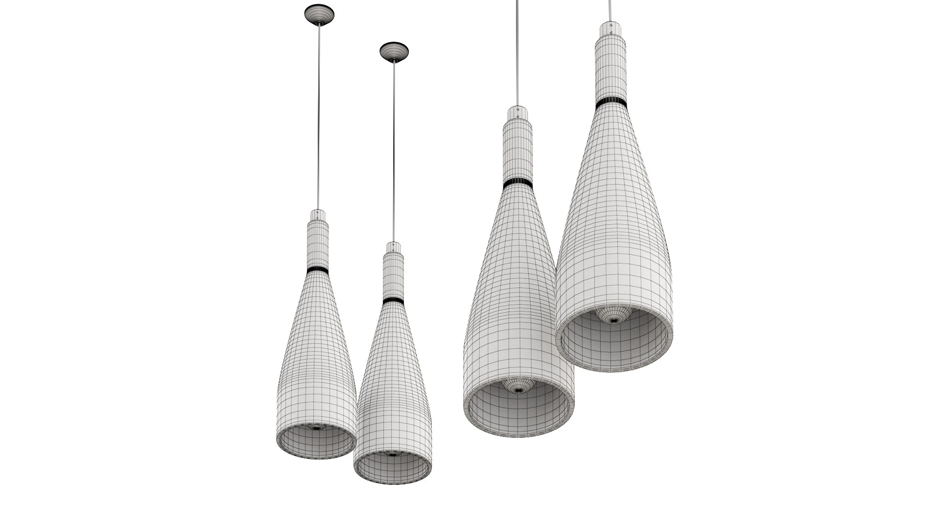 3D Timber Light by Hollands Licht Pendant lamp - TurboSquid 2115634