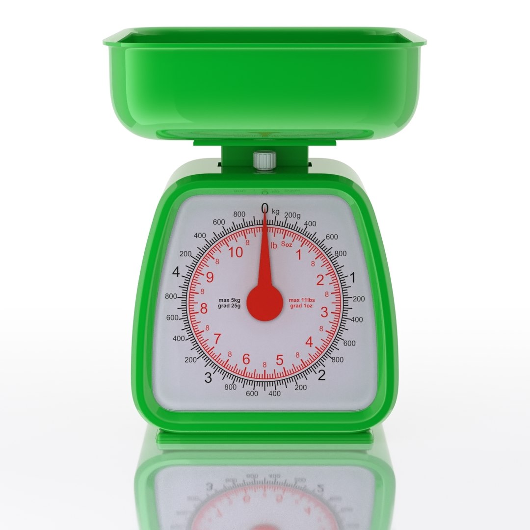 3D kitchen scale - TurboSquid 1701040