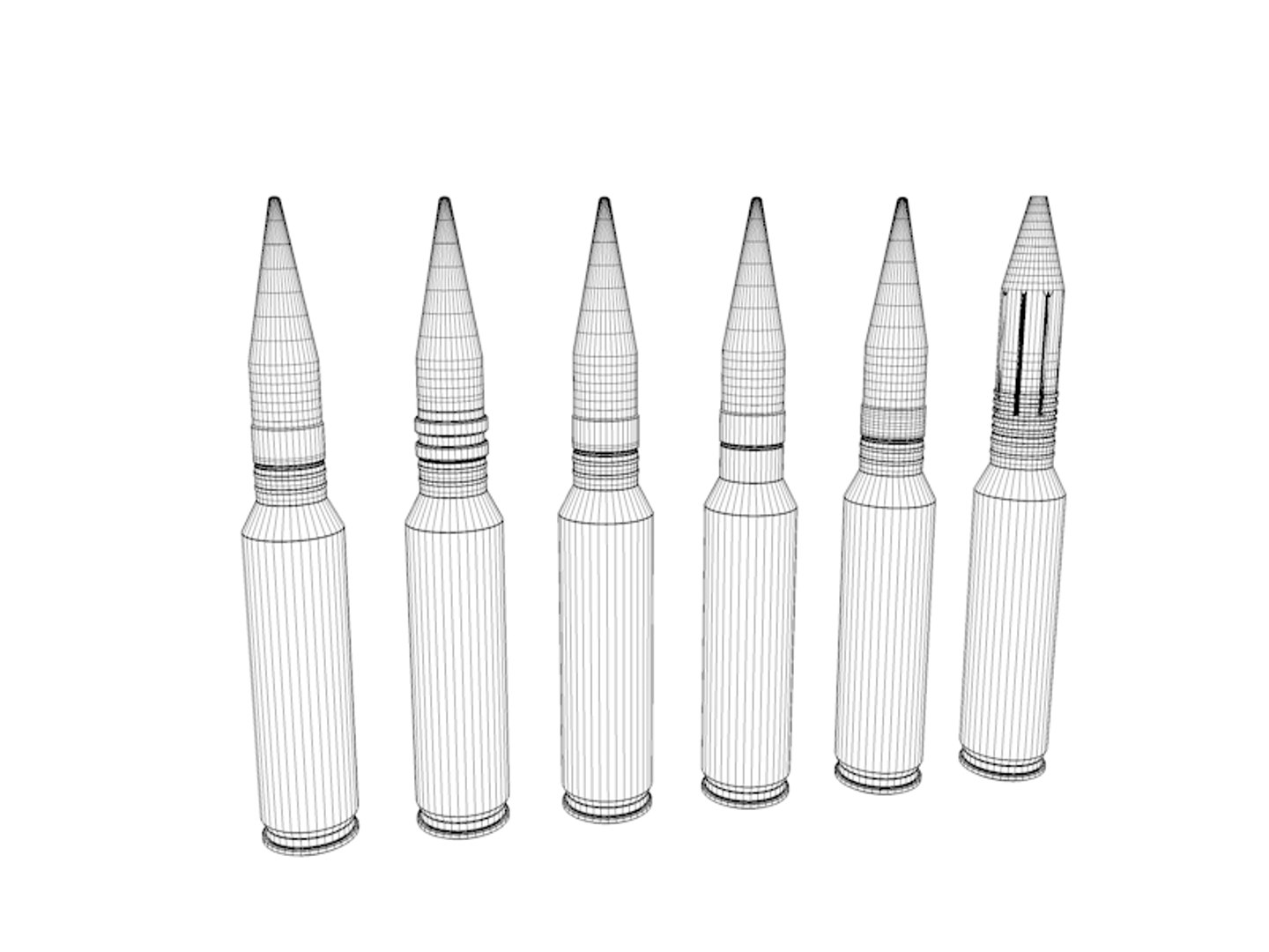 3D Bullet Model - TurboSquid 1487358