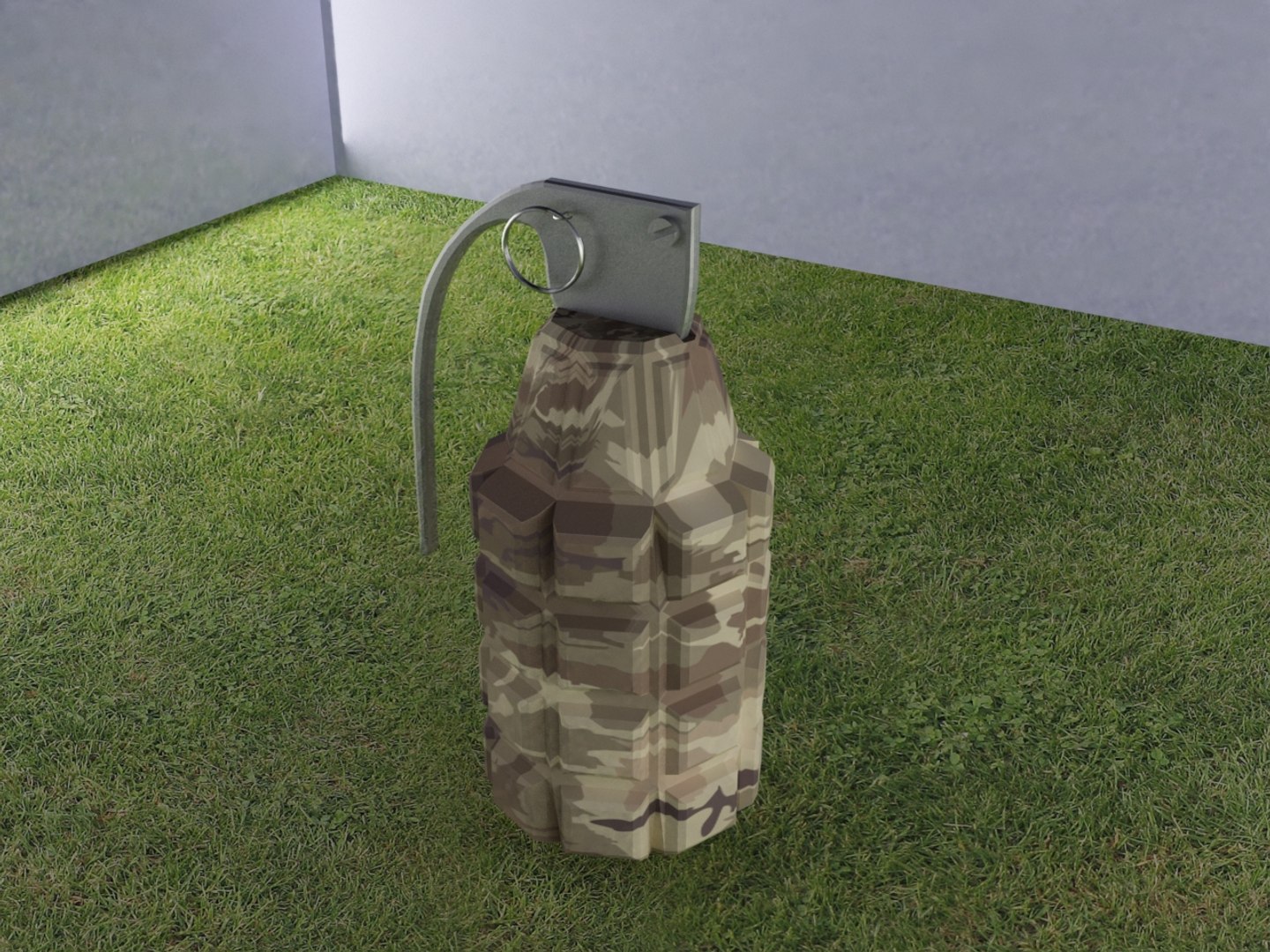 Free Fragmentation Granade 3d Model