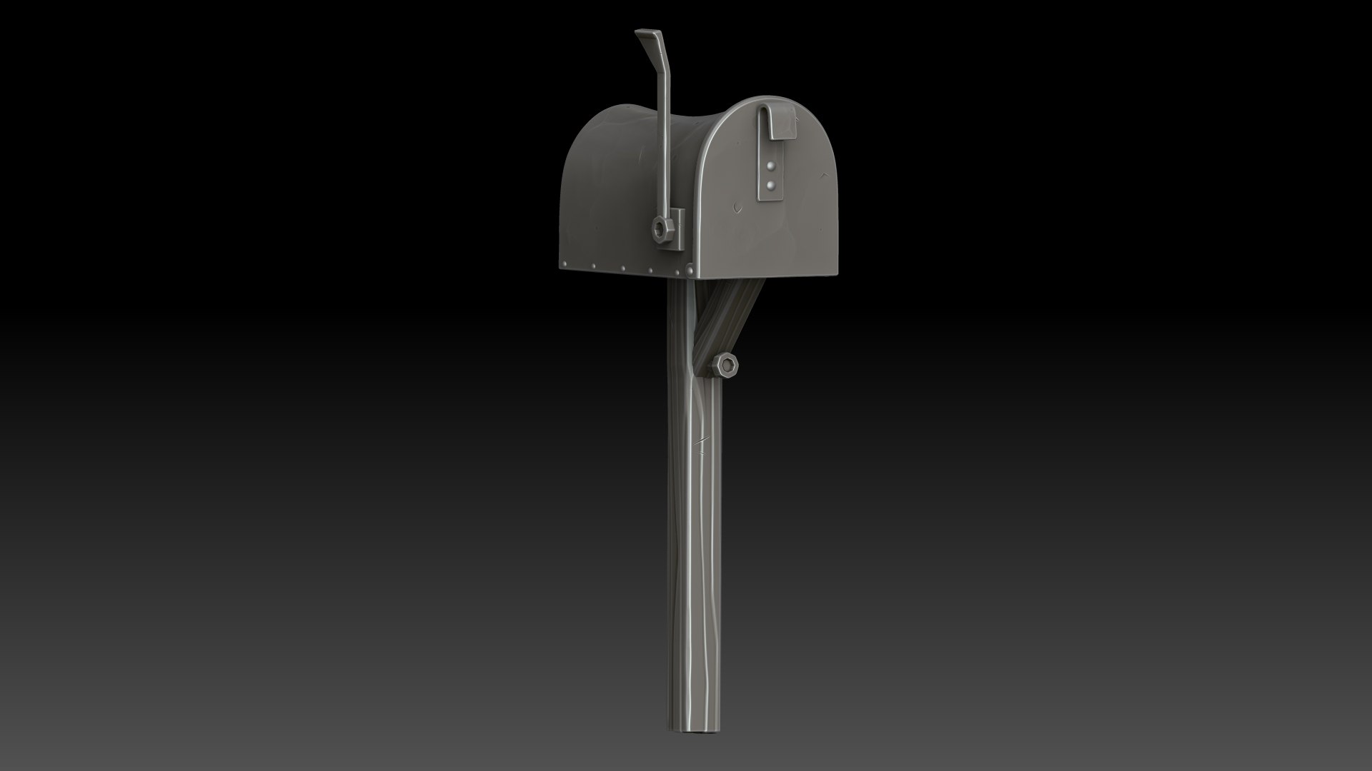 3D Model Stylized Mailbox - TurboSquid 2030116
