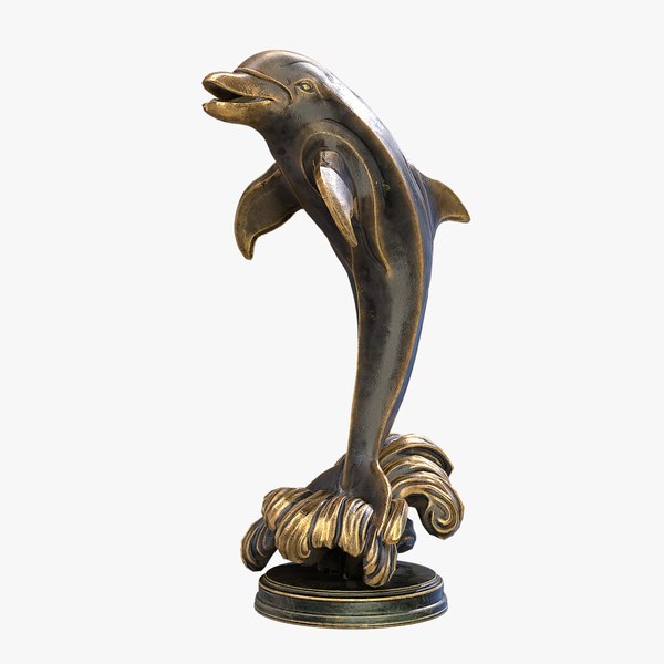 modelo 3d Escultura de delfines - TurboSquid 2158804