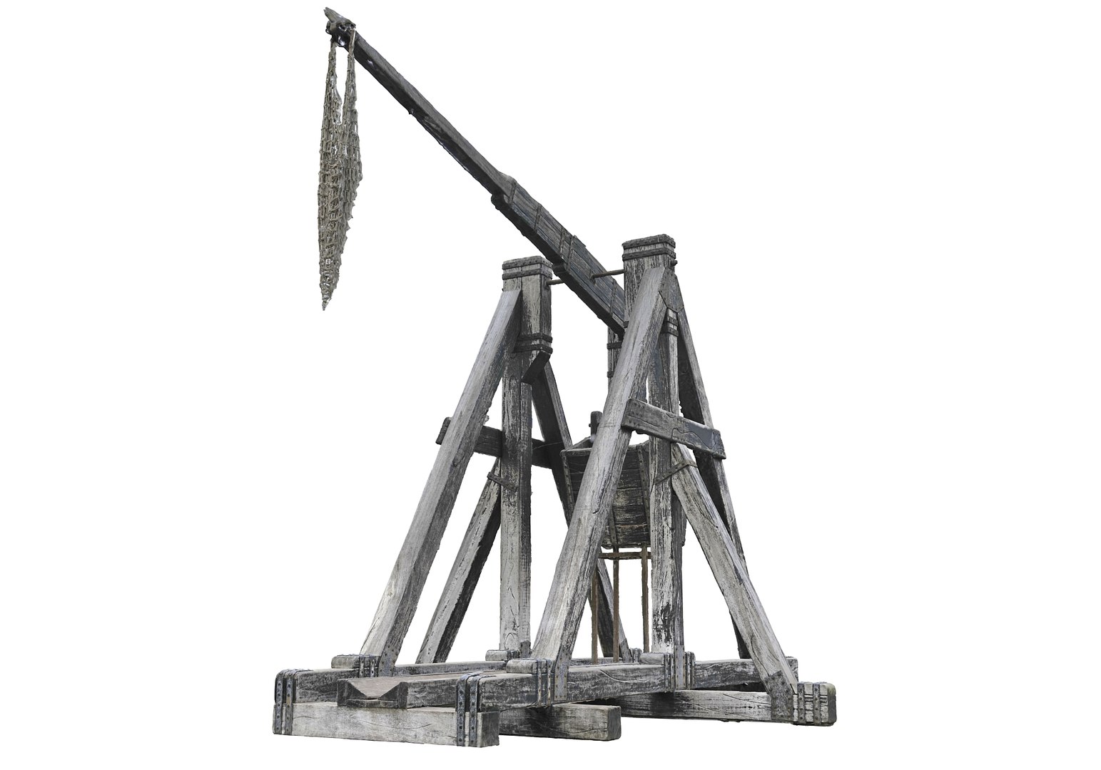 3D A Real Roman Catapult 2 - TurboSquid 1873158