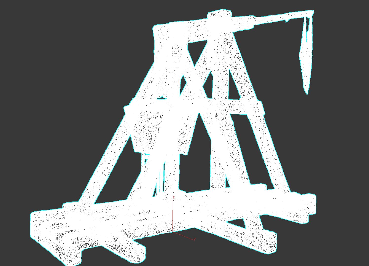 3D A Real Roman Catapult 2 - TurboSquid 1873158