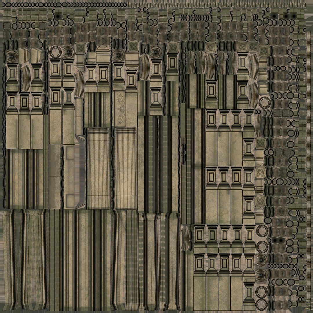 Carolean Mansion House PBR 3D Model - TurboSquid 2376947