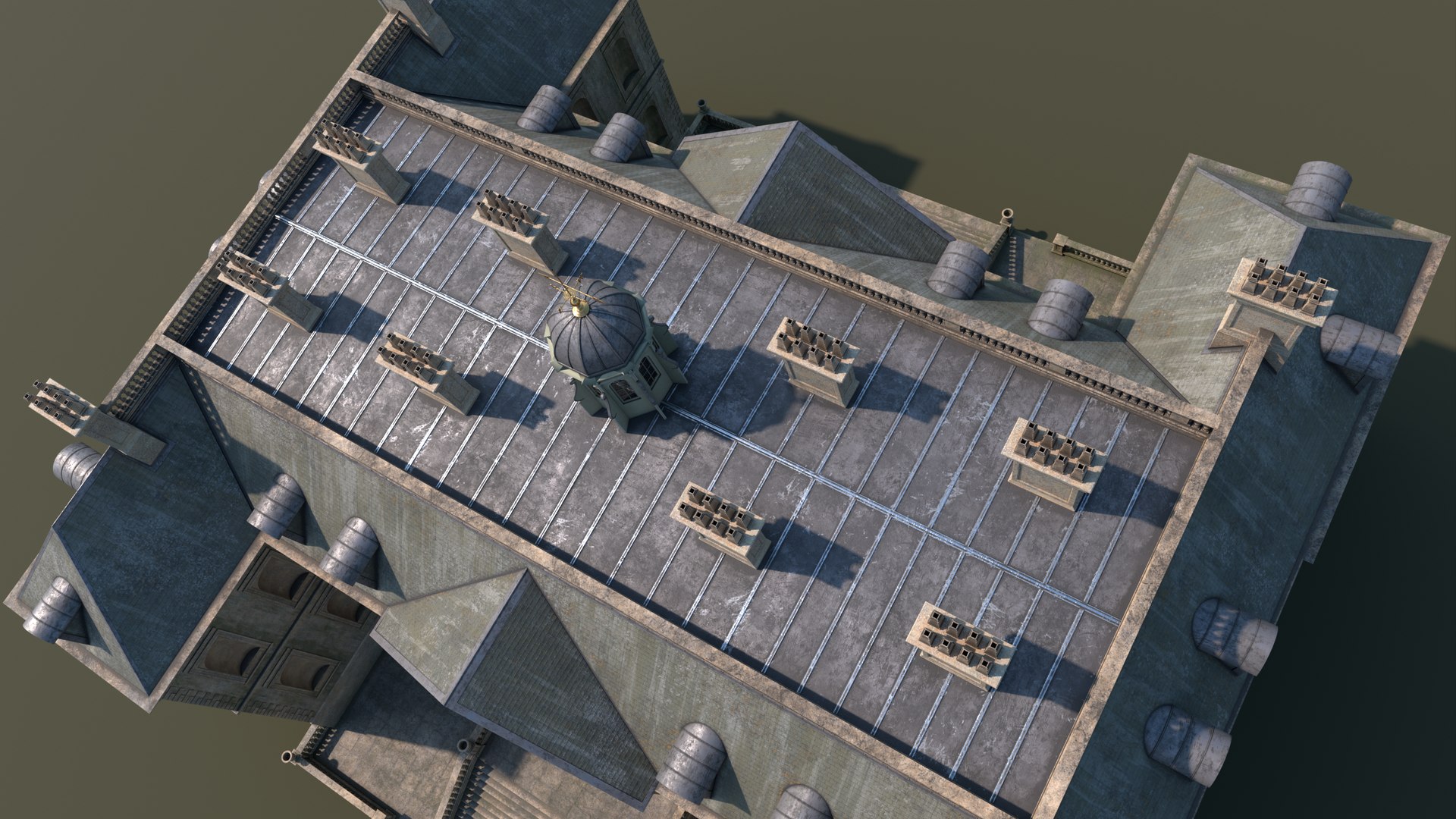 Carolean Mansion House PBR 3D Model - TurboSquid 2376947