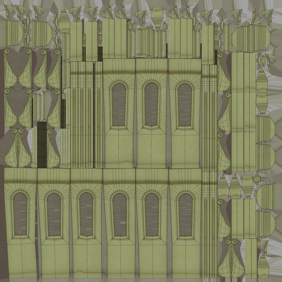 Carolean Mansion House PBR 3D Model - TurboSquid 2376947