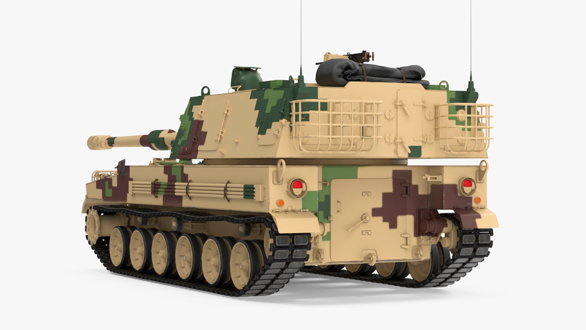 South Korean Howitzer K9 Thunder Model - TurboSquid 2217150