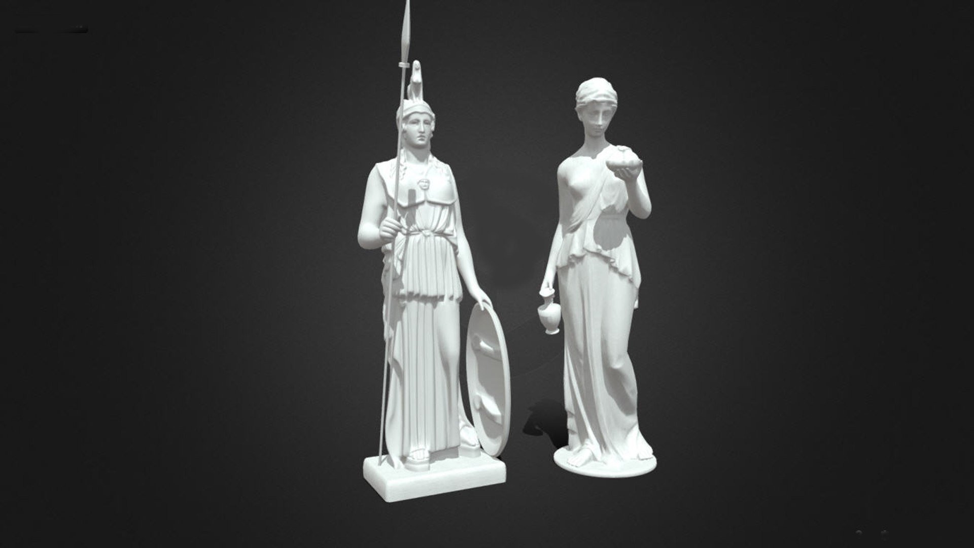3D Roman Statues of Women - TurboSquid 1976347