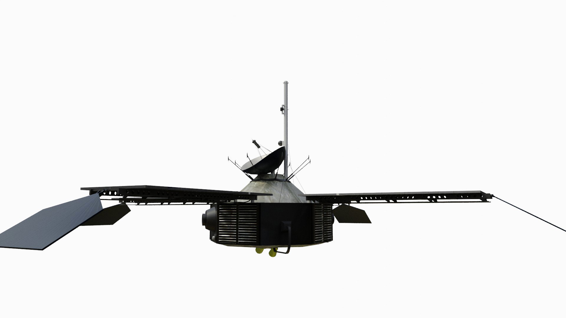 3d Model Mariner 4 Spacecraft