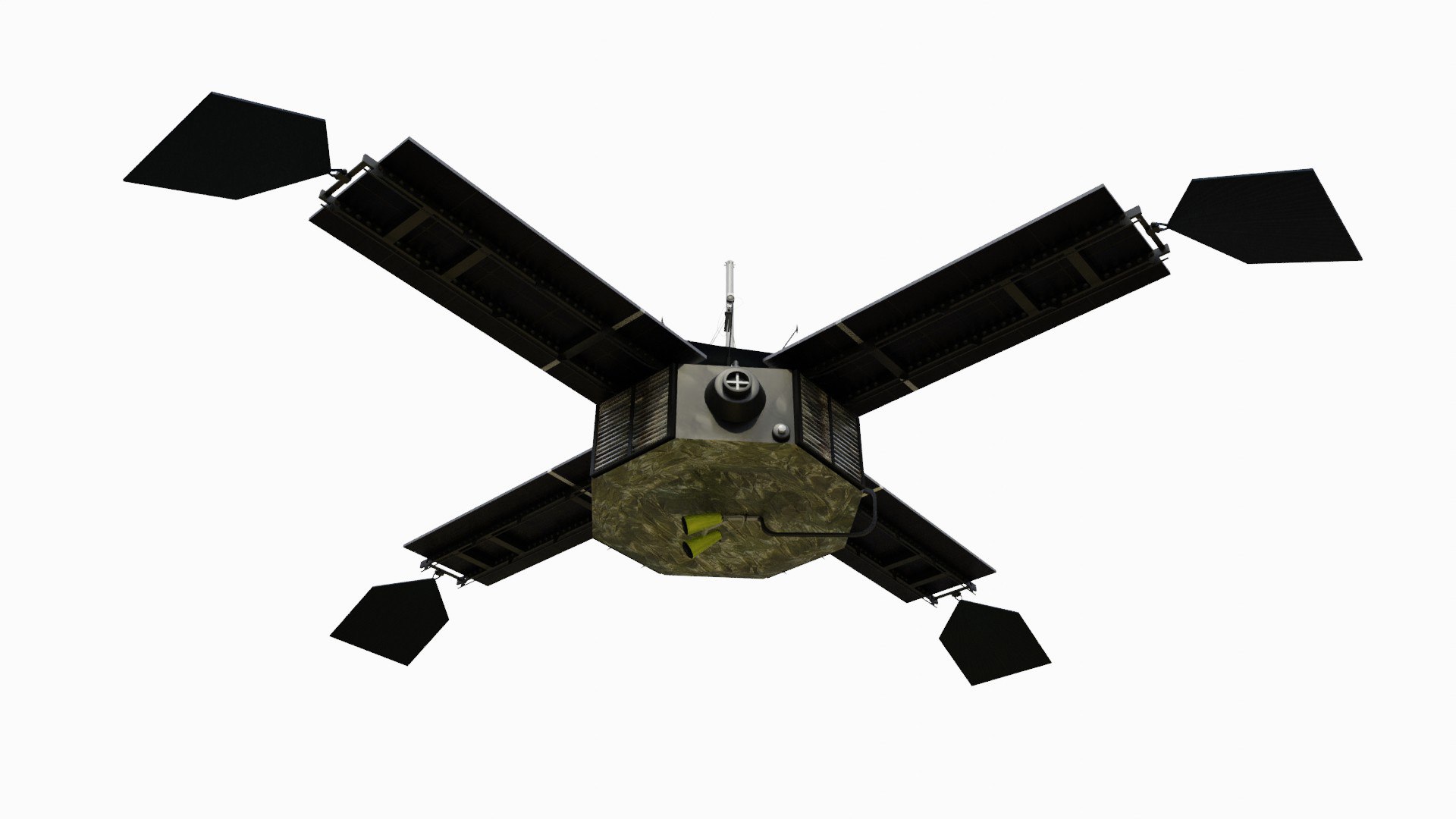 3d Model Mariner 4 Spacecraft