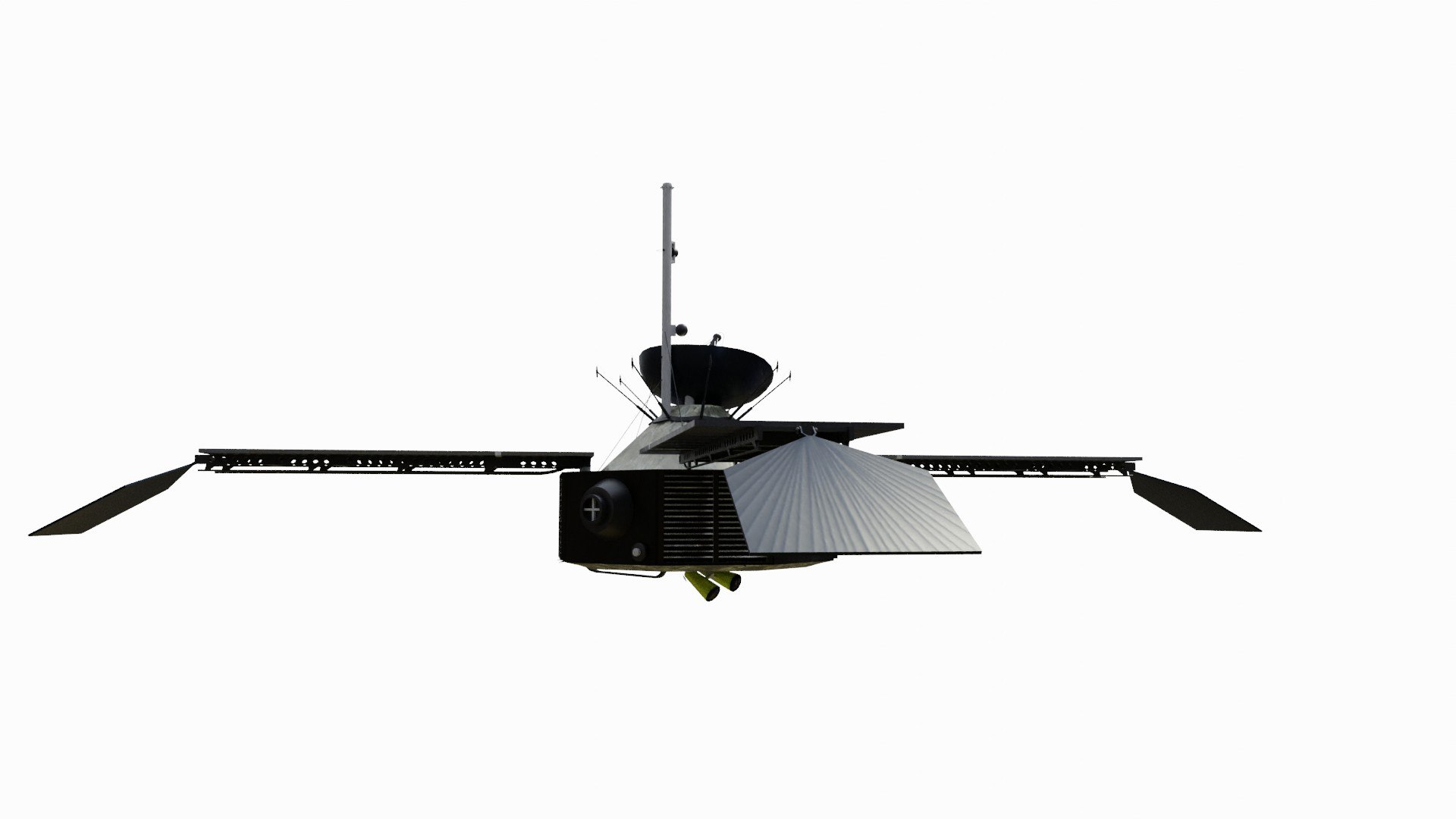 3d Model Mariner 4 Spacecraft
