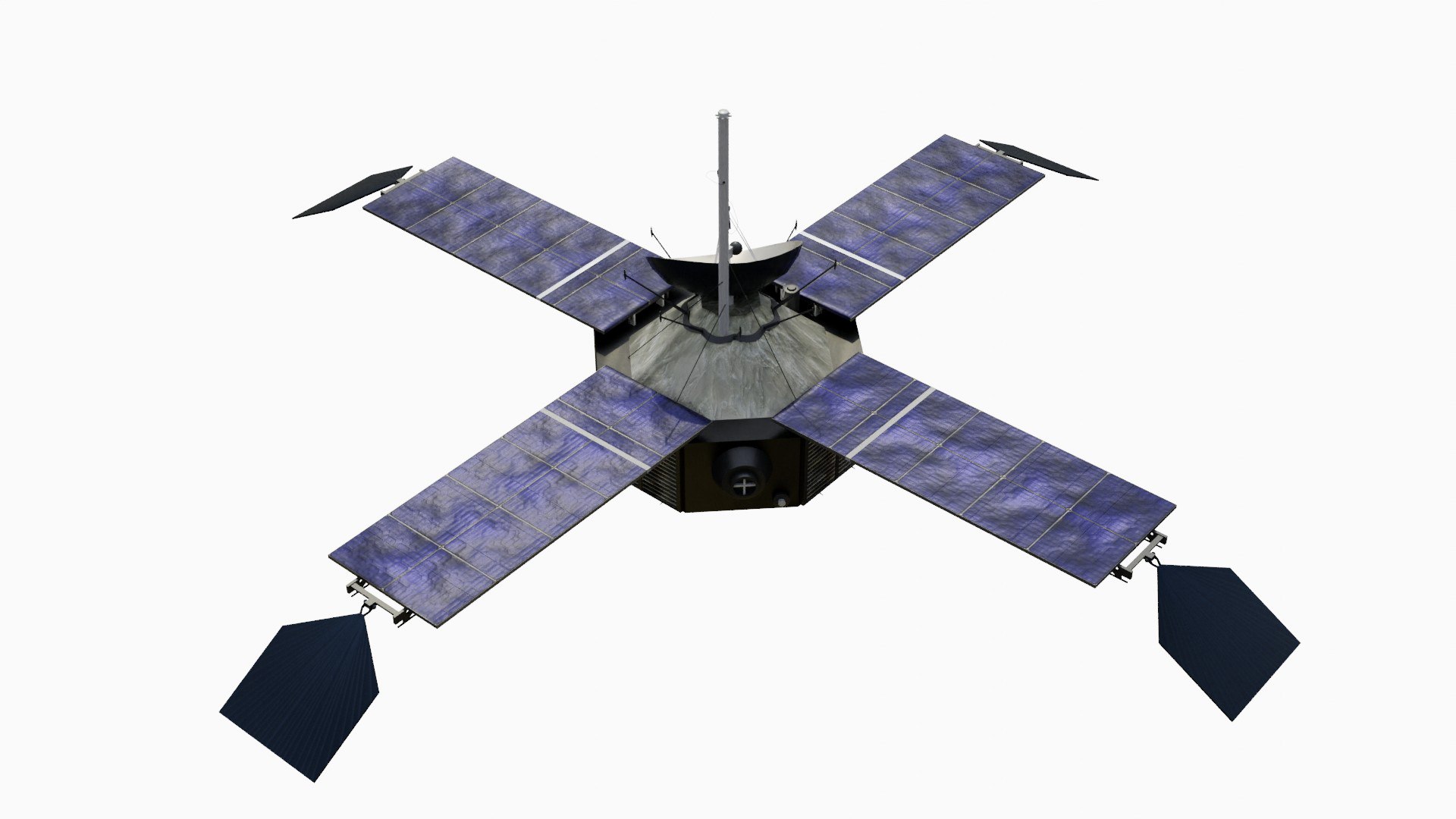 3d Model Mariner 4 Spacecraft