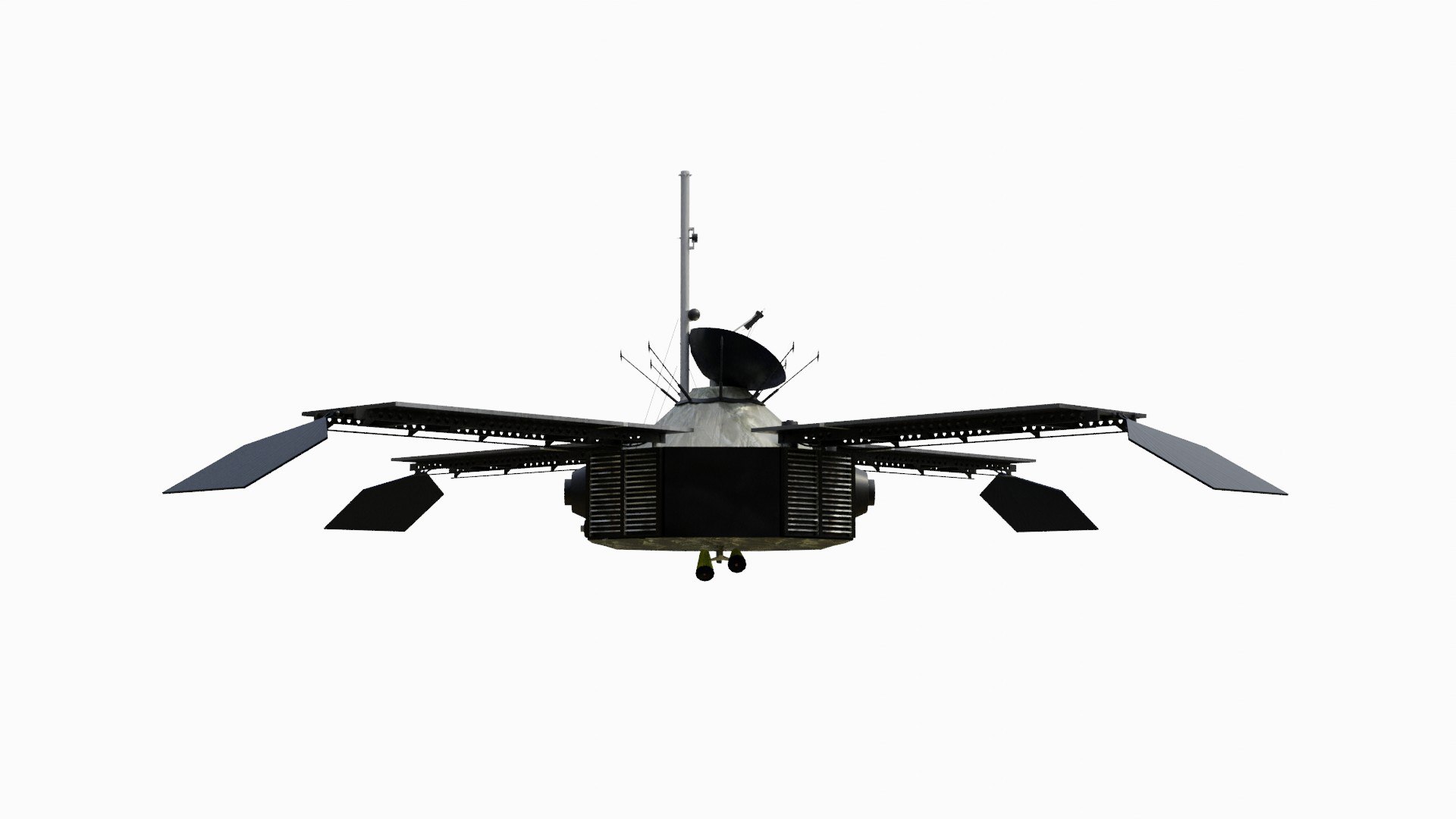 3d Model Mariner 4 Spacecraft