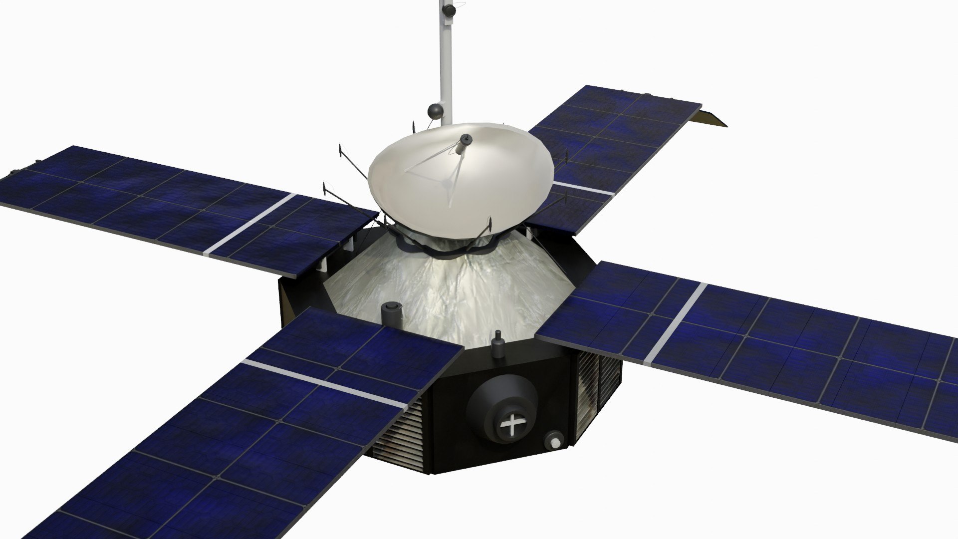 3d Model Mariner 4 Spacecraft