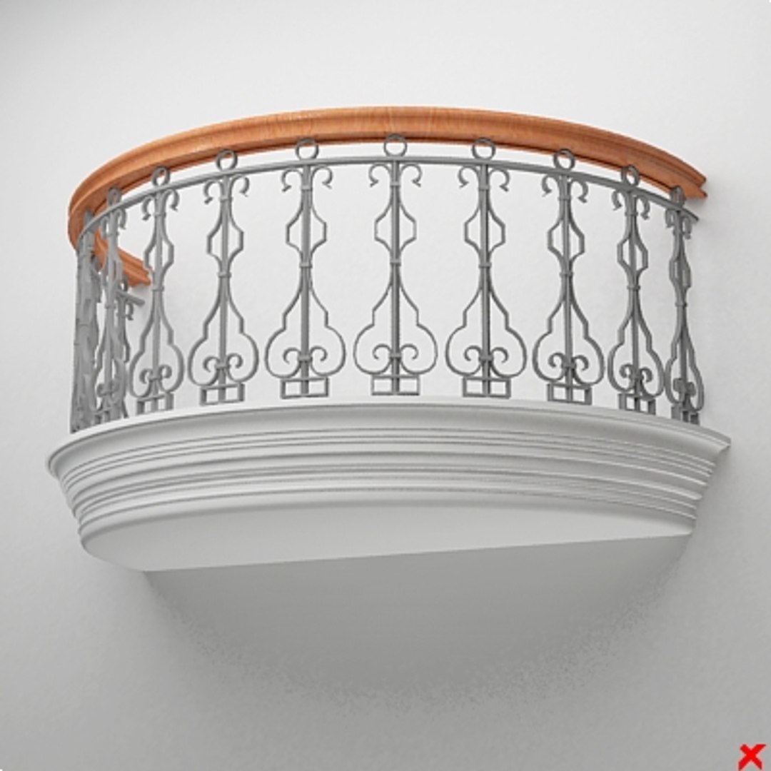balcony 3d model