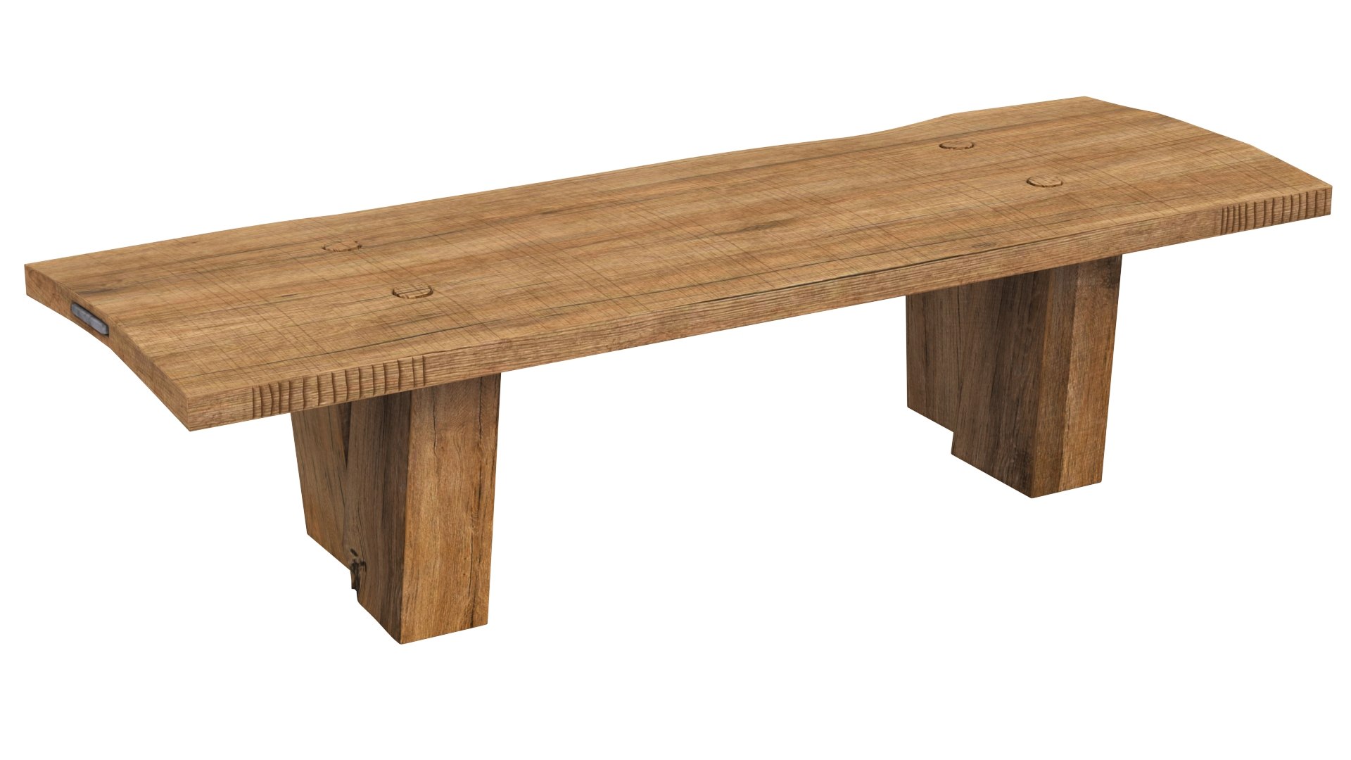 Sculpted Massive Dining Table Collection 3D Model - TurboSquid 2291461