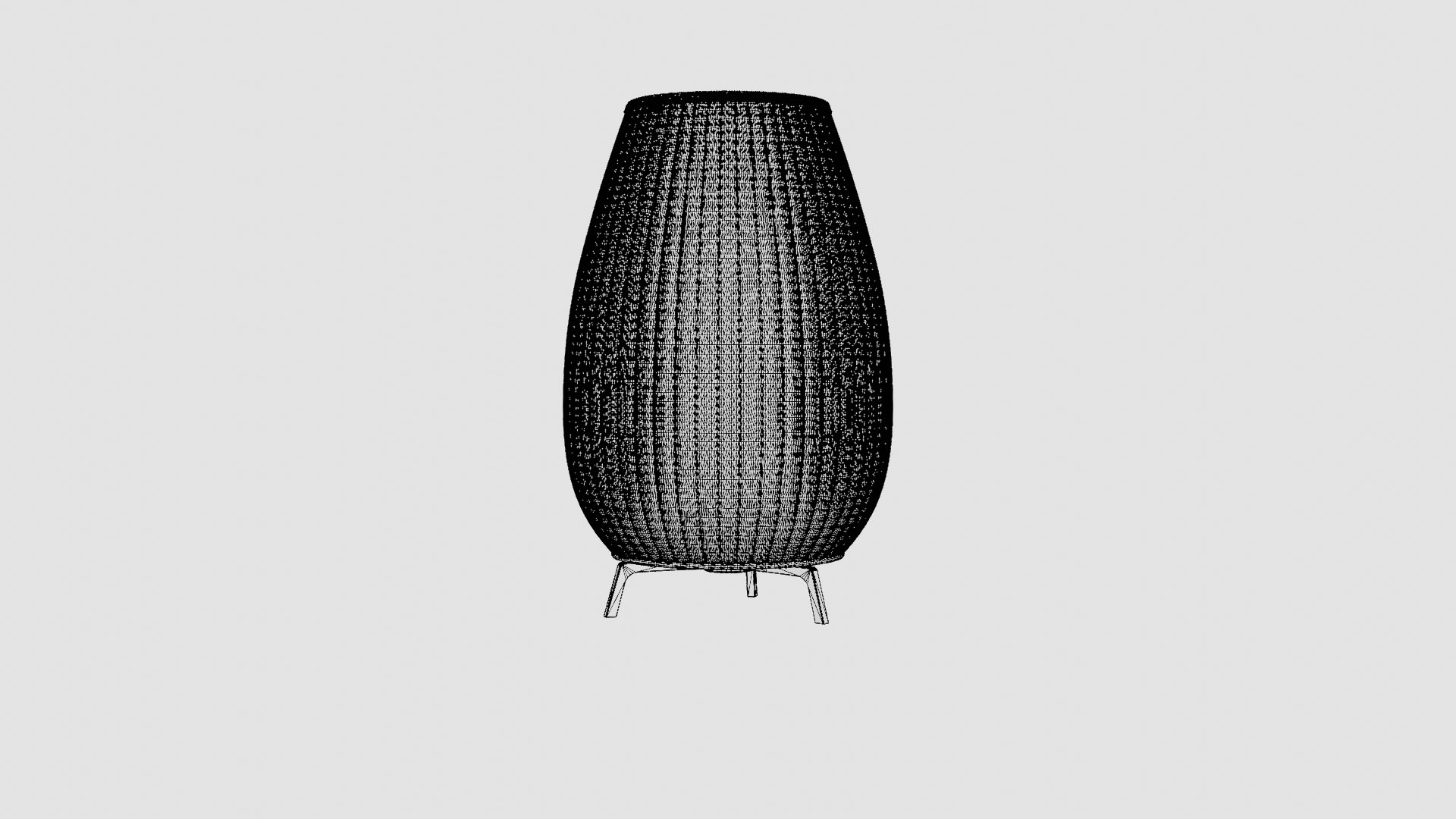 Rattan Dark Lamp 3D Model - TurboSquid 2315755