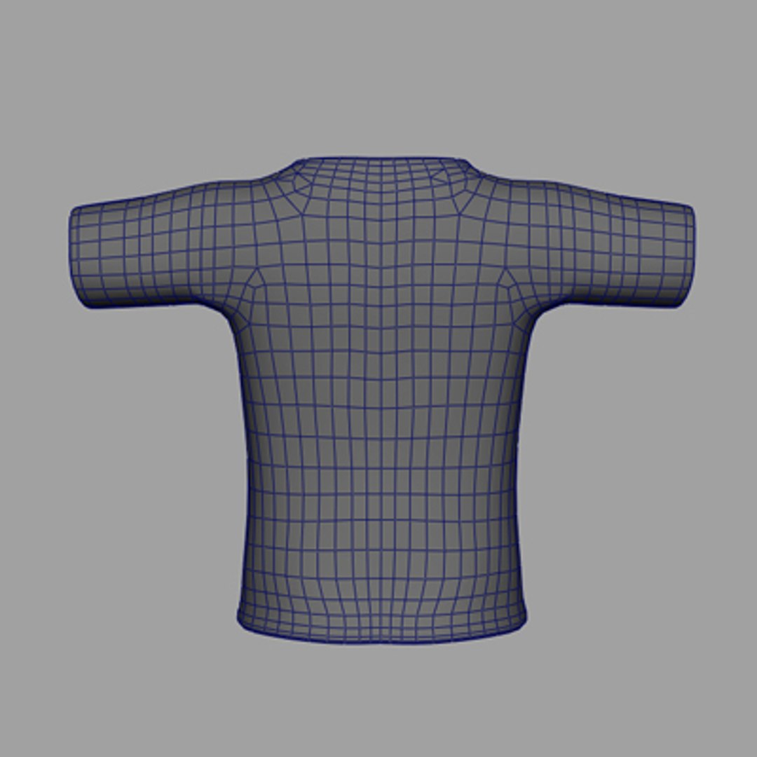 clothes shirt tee 3d obj