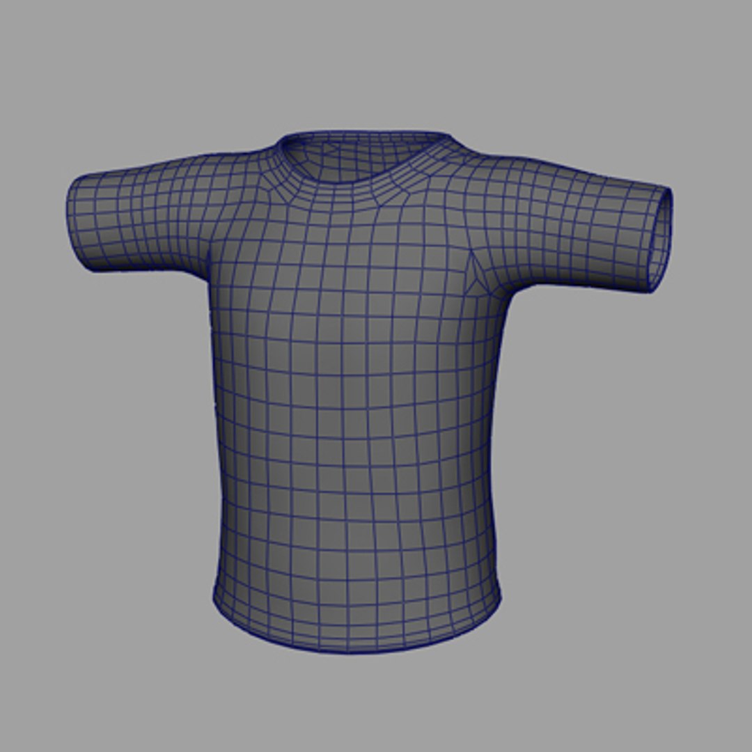 clothes shirt tee 3d obj