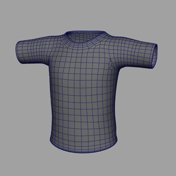 3d shirt tee model