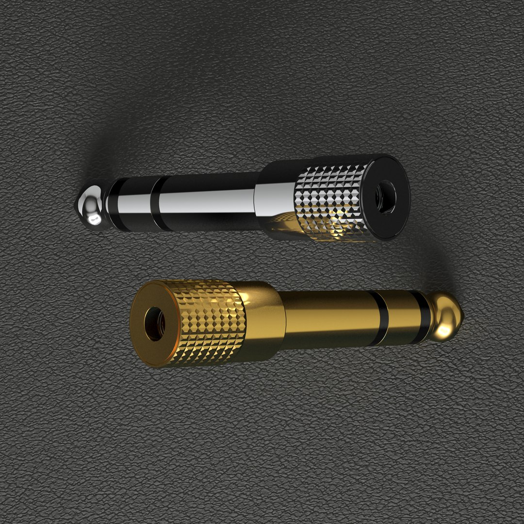 3d Model 3 6 Adapter Jack