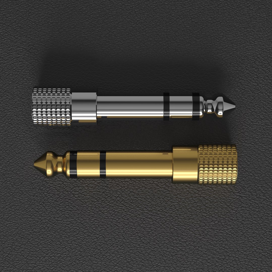 3d Model 3 6 Adapter Jack