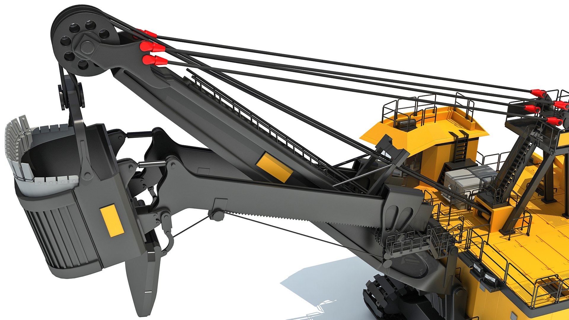 3D Electric Mining Rope Shovel - TurboSquid 2207403
