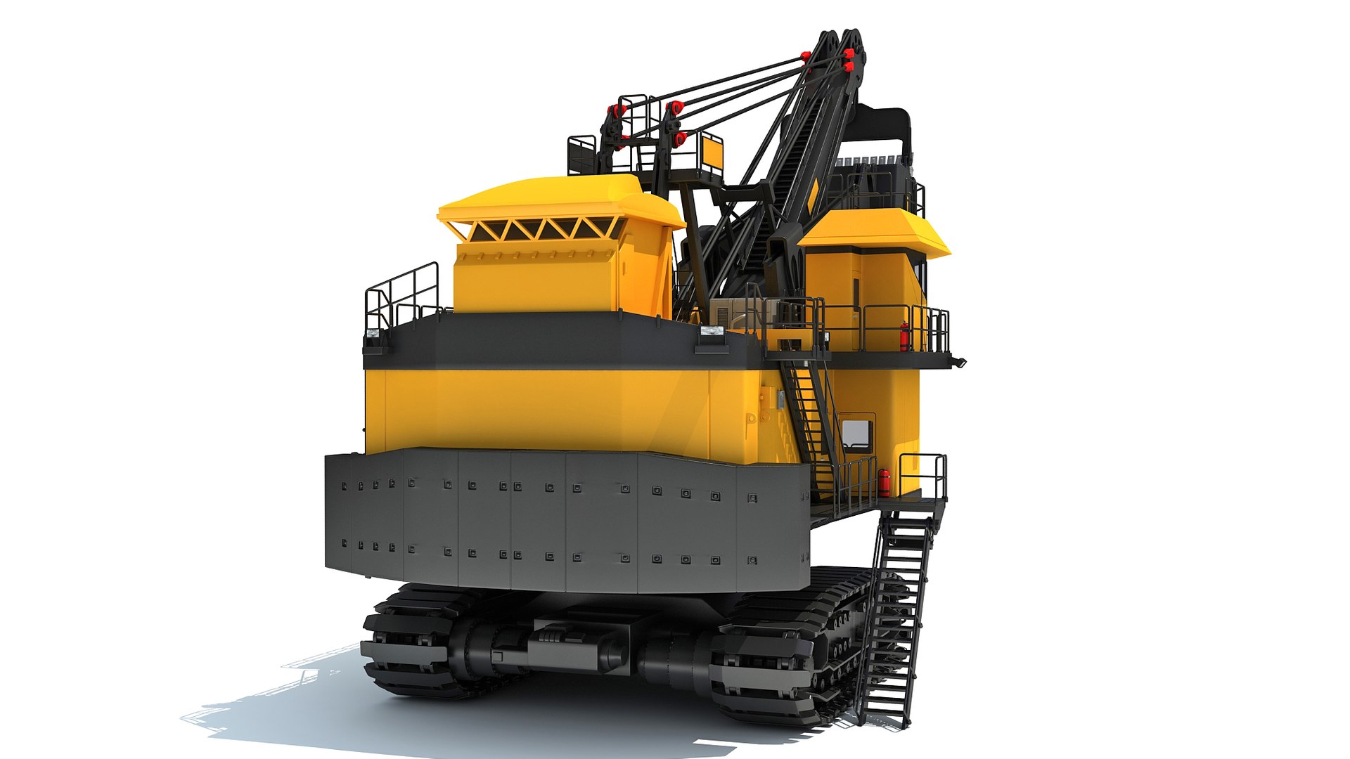 3D Electric Mining Rope Shovel - TurboSquid 2207403