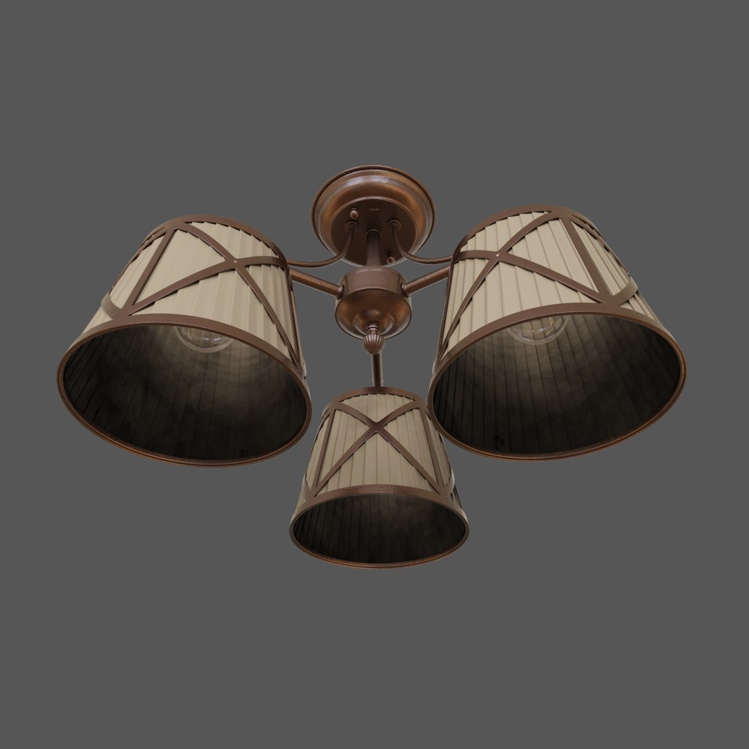 Lamp Blitz Chandelier 3-point 8260-43 3D Model - TurboSquid 1877242