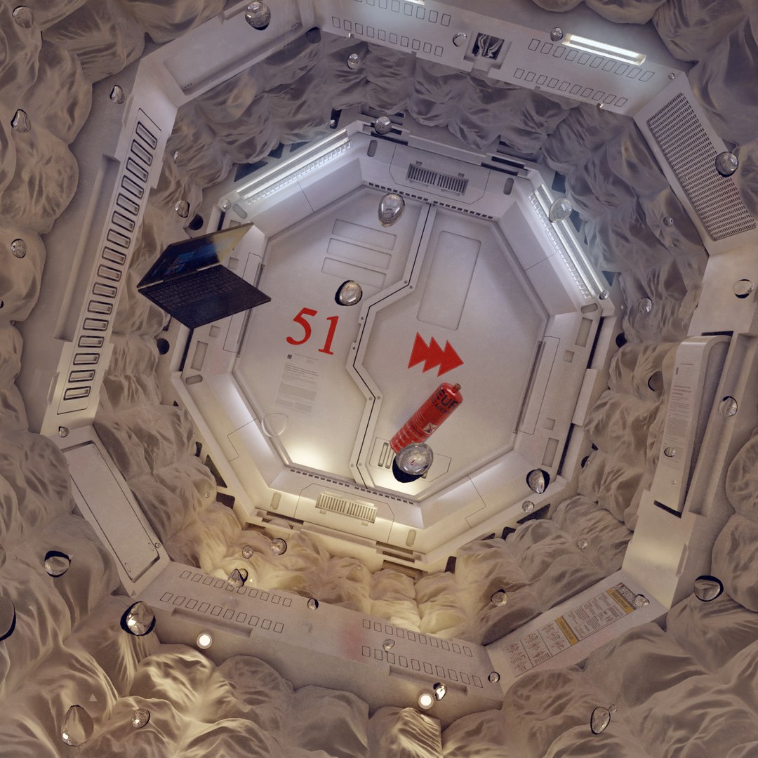 3D Sci Coridor - TurboSquid 1540748