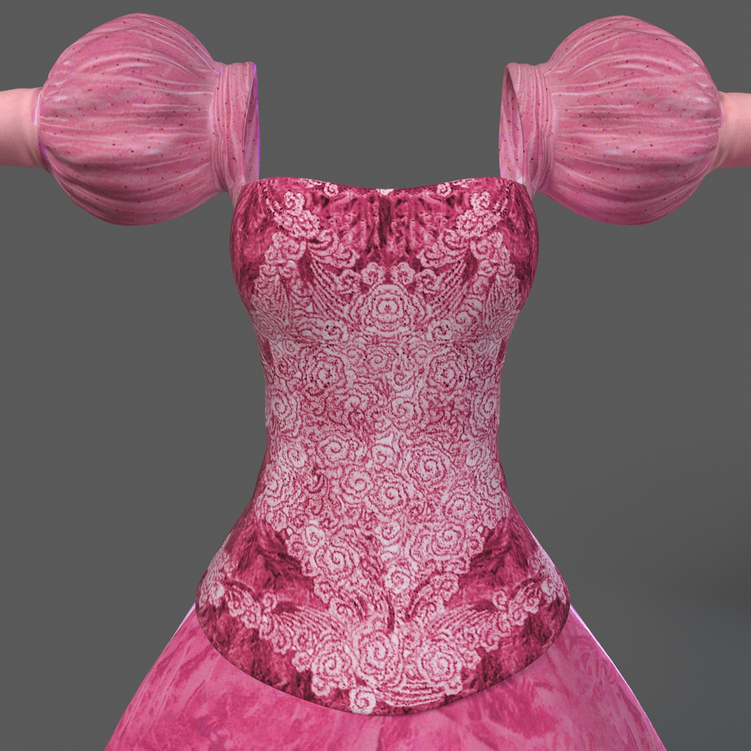 princess dress 3ds